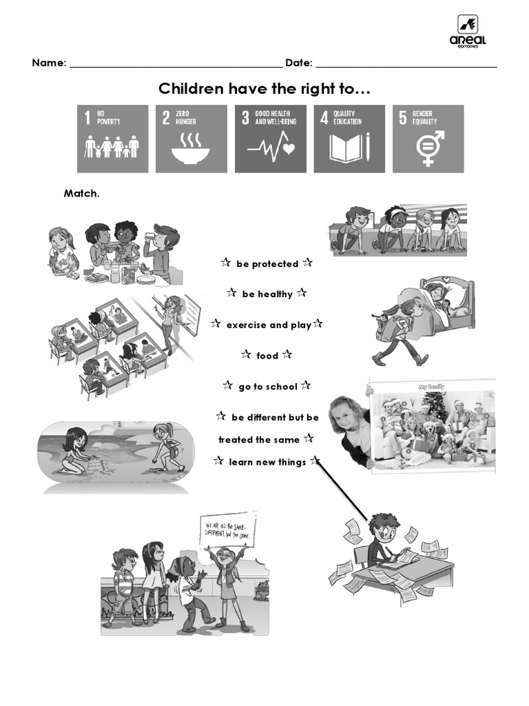 Children Have The Right To : Name: - Date | PDF