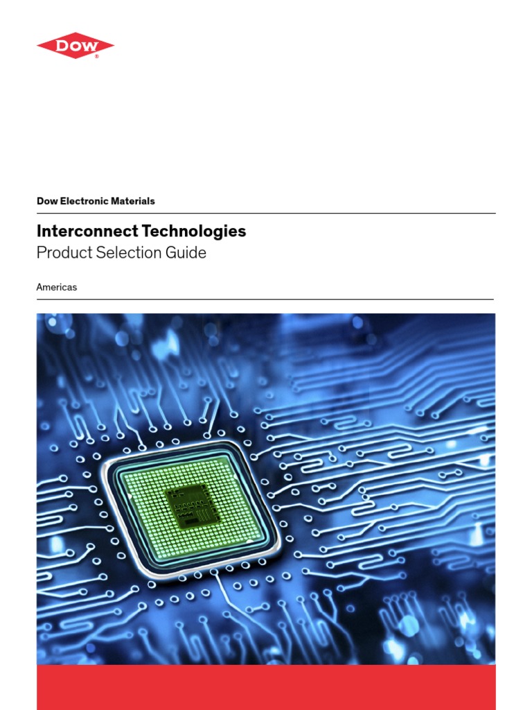 Dow Interconnect Technologies Product Selection Guide | Chemical ...