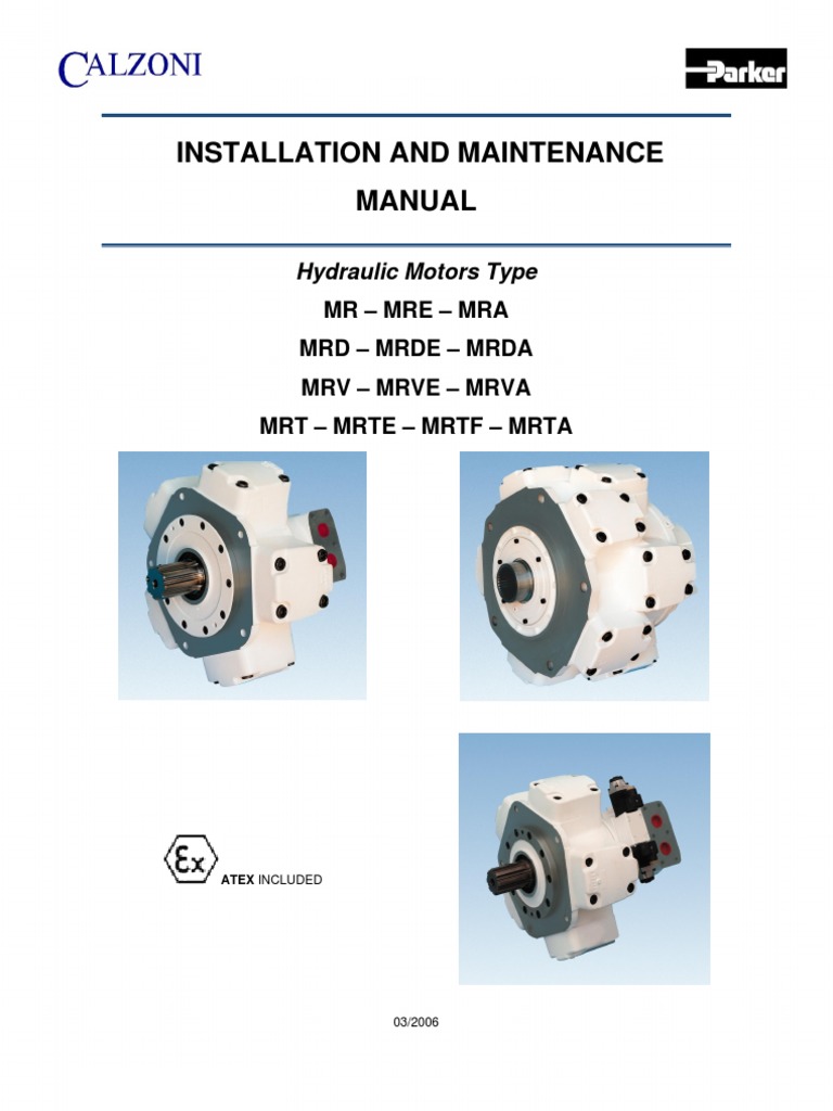 Installation and Maintenance Manual: MR - Mre - Mra MRD - Mrde - Mrda ...