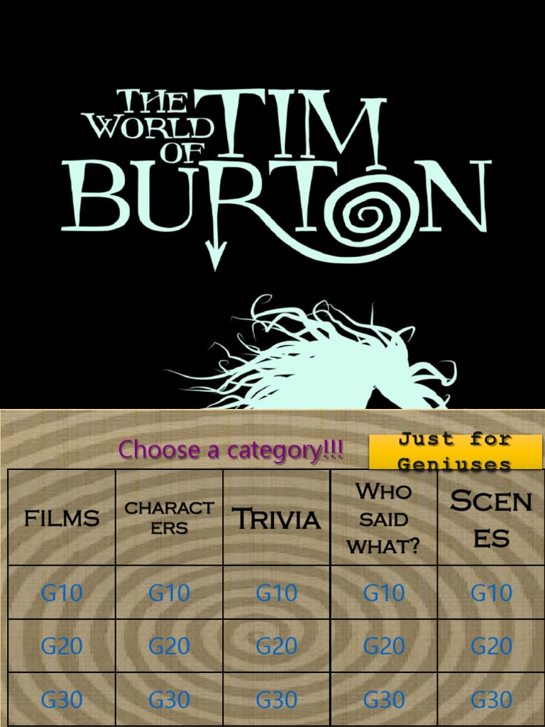 The World of Tim Burton | PDF | Leisure