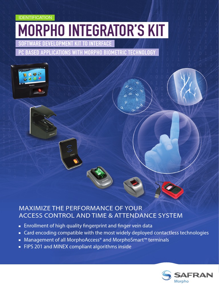 Morpho Integrators Kit en PDF | PDF | Biometrics | Access Control