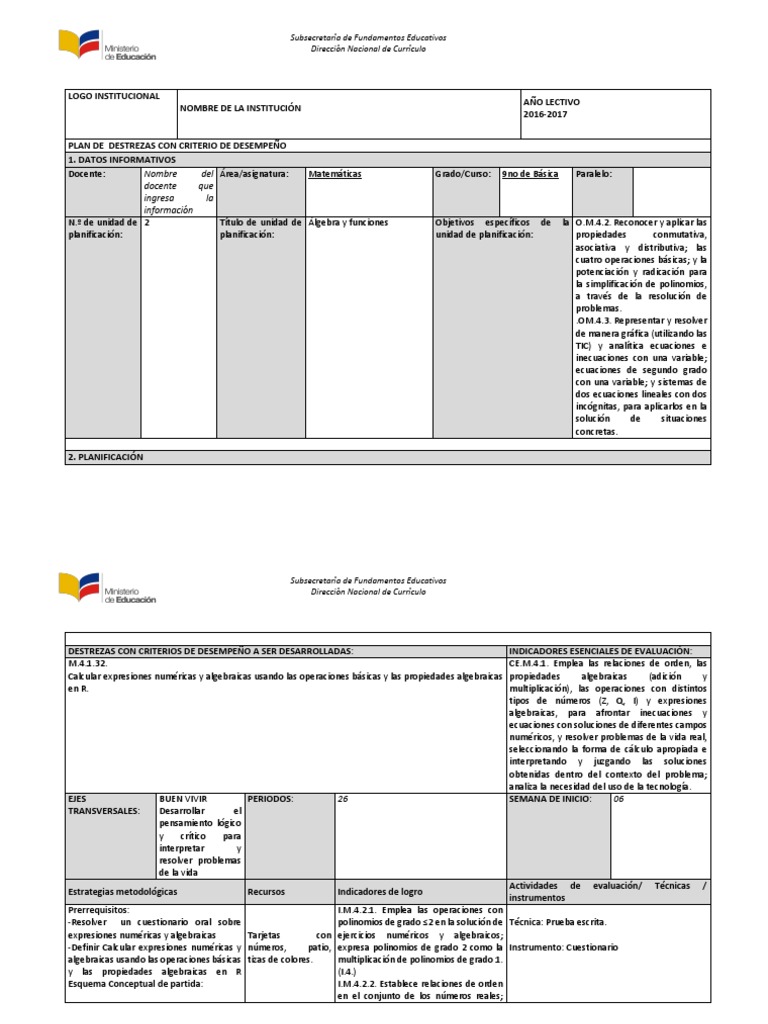 PUD. 02 Mate - 01 9no | PDF | Multiplicación | Ecuaciones