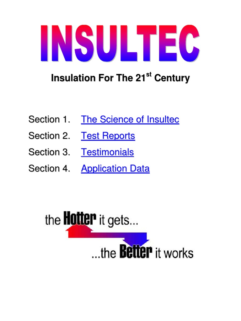 Insultec: Advanced Heat Insulation | PDF | New South Wales | Australia