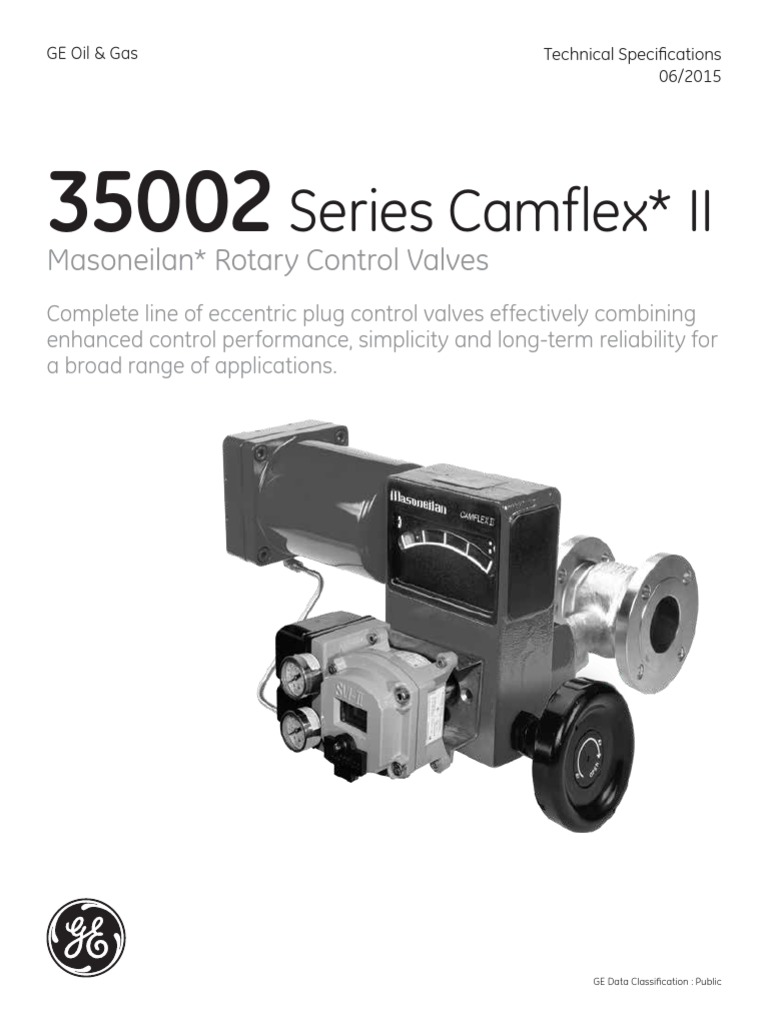 Series Camflex II Rotary Valve Spec Data Gea19376b | PDF | Valve ...