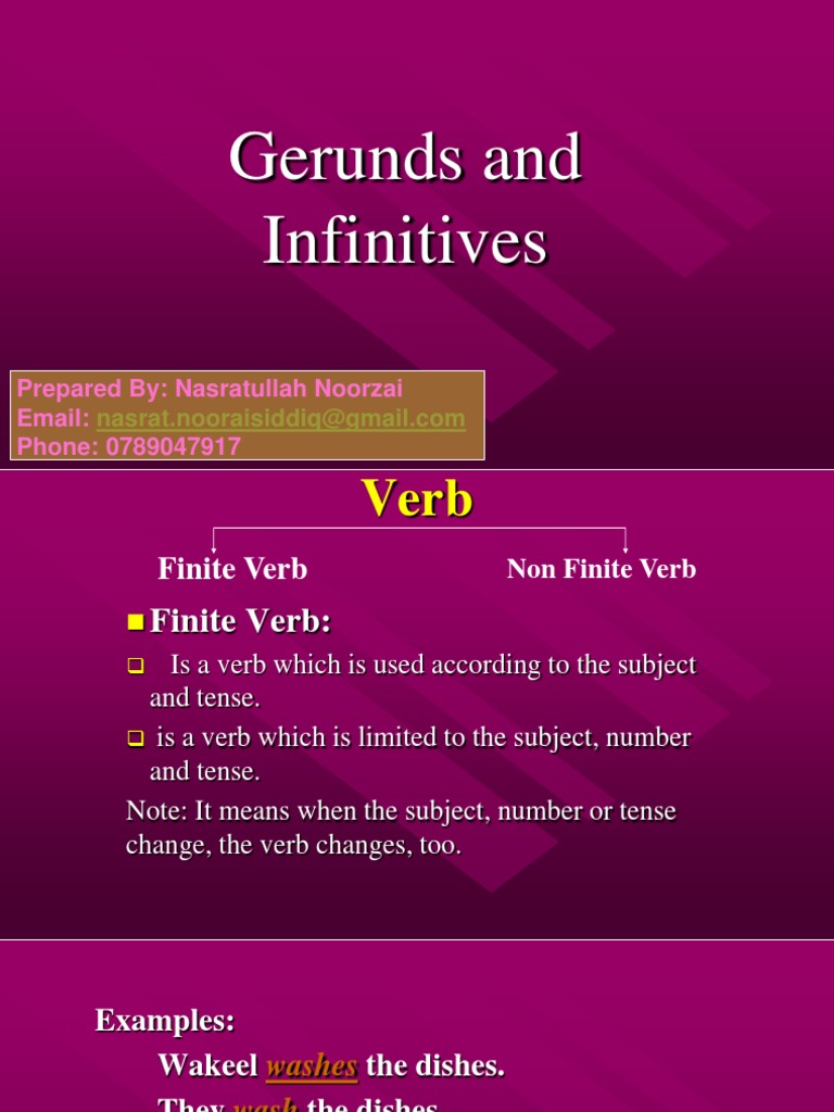 Infinitives | PDF | Verb | Onomastics