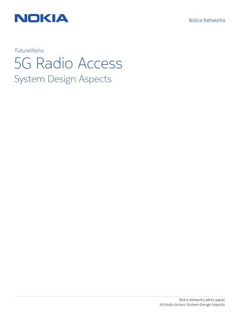 5G Nokia | PDF | Radio Spectrum | 4 G