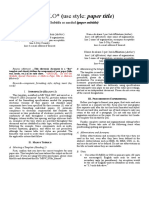 IEEE Manuscript Template Guide | PDF | Microsoft Word | Comma