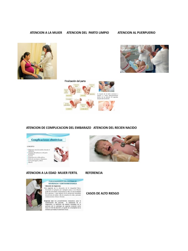 Atencion A La Mujer Atencion Del Parto Limpio Atencion Al Puerpuerio | PDF