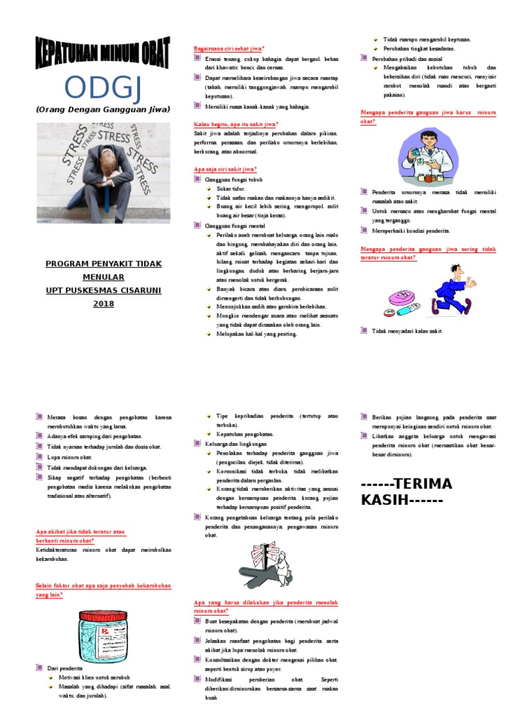 Panduan ODGJ: Ciri dan Penanganan | PDF | Gaya Hidup