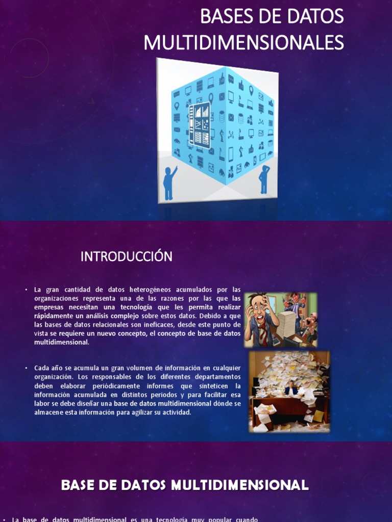 Bases de Datos Multidimensionales-2 | PDF | Bases de datos | Gestión de la información