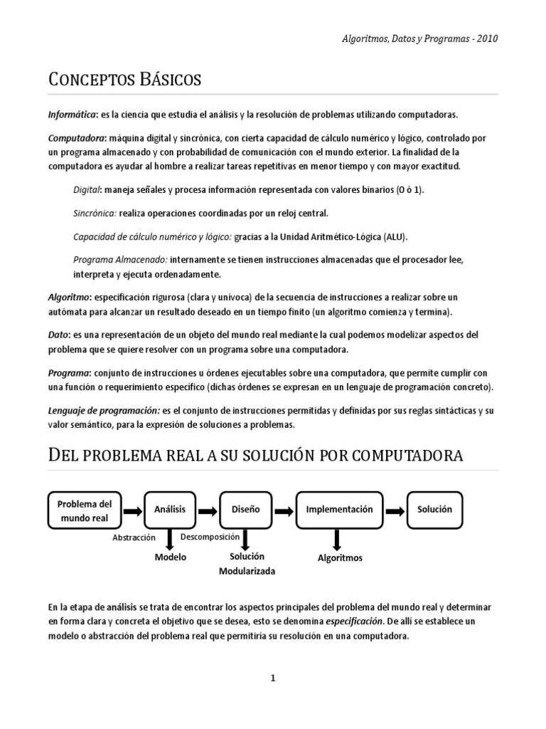 Algoritmos Datos y Programas UNLP | Descargar gratis PDF | Estructura de datos de matriz ...