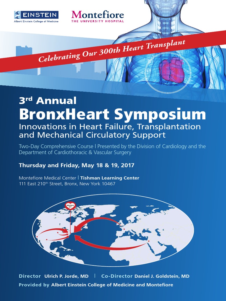 Symposium Brochure Bronx Heart | PDF | Cardiology | Doctor Of Medicine