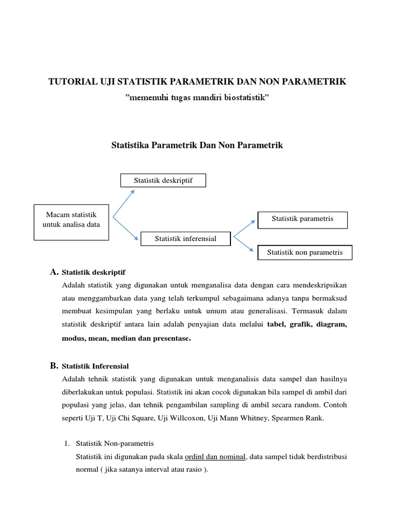 Statistika Parametrik Dan Non Parametrik | PDF | Pengembangan Diri