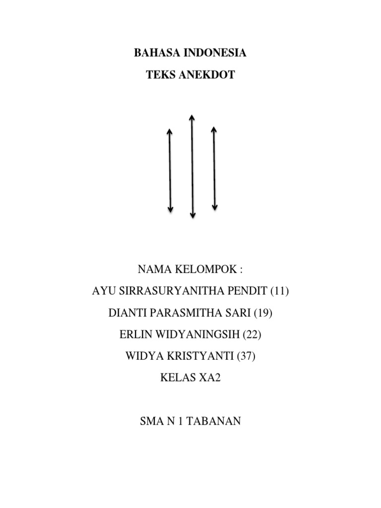 Contoh Teks Anekdot Humor Politik | PDF | Seni