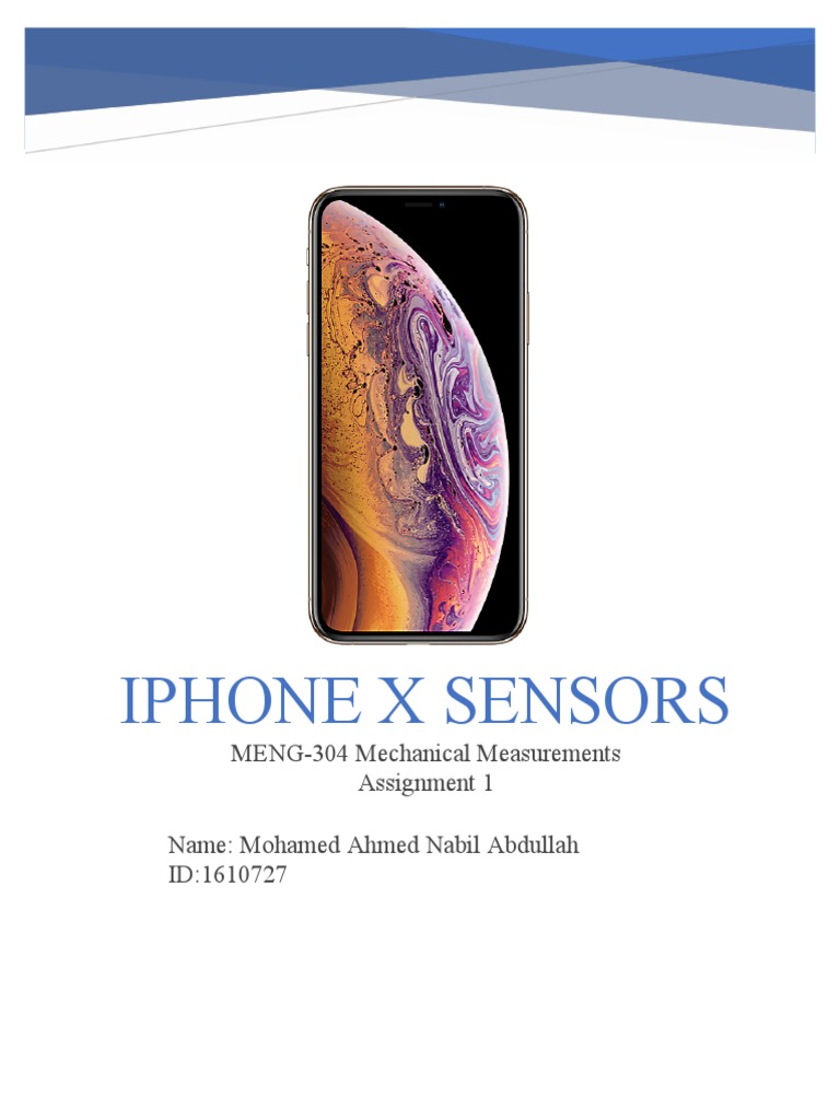 Iphone Sensors | PDF | I Phone | Accelerometer