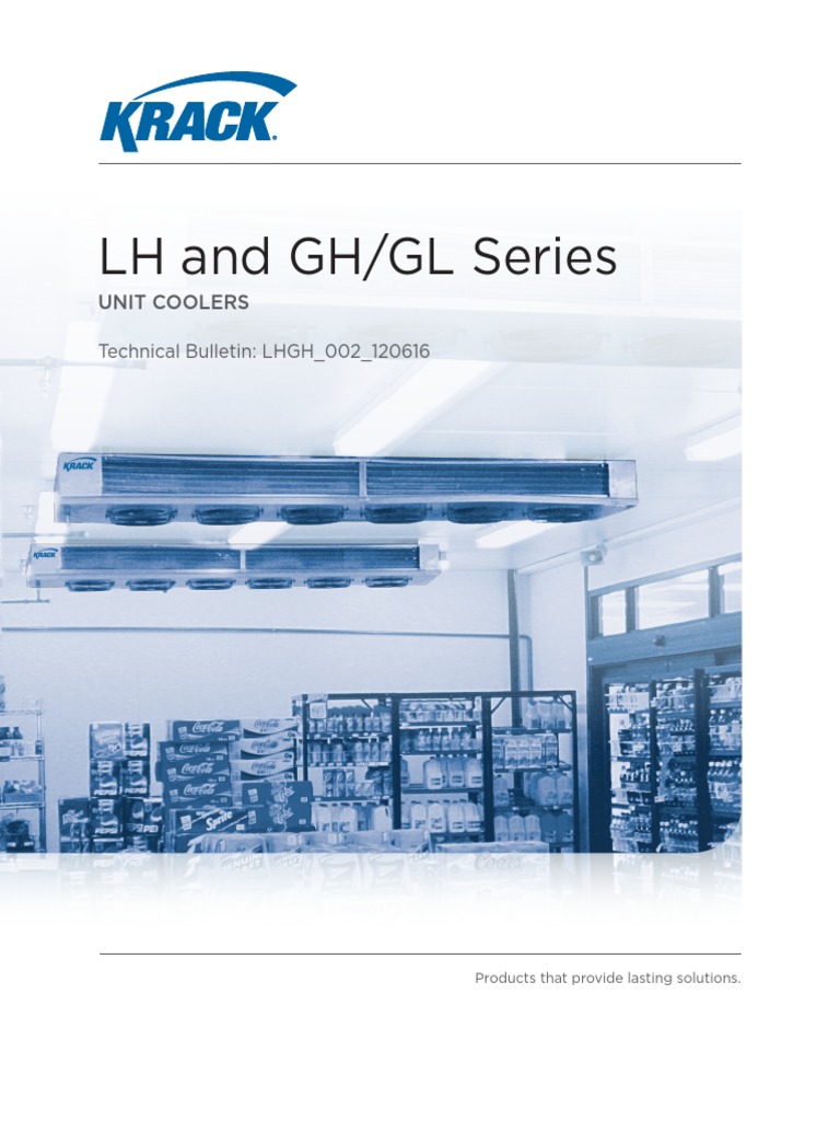 LHGH Evaporadores | PDF | Hvac | Heating, Ventilating, And Air Conditioning
