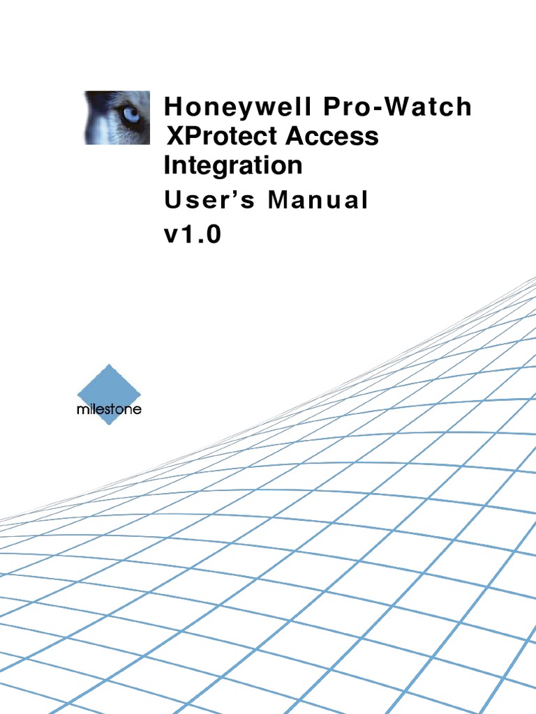 Honeywell Pro-Watch XProtect Access Integration User's Manual | Access ...