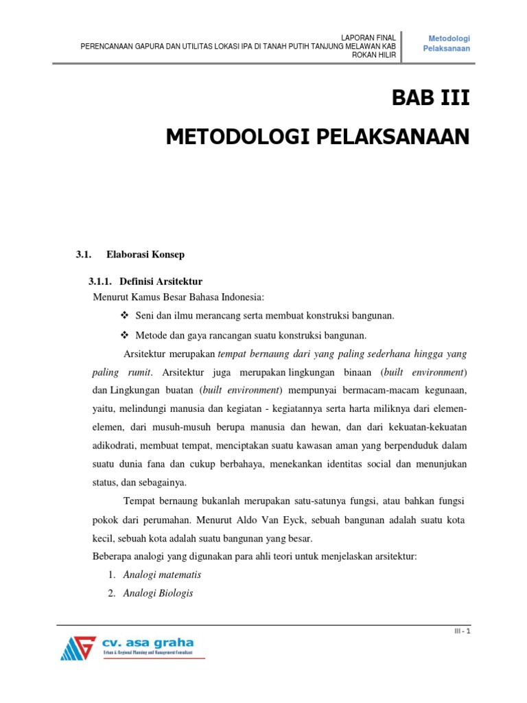 Metodologi Pelaksanaan Desain RTH Taman Kota | PDF