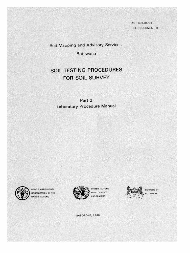 Soil Testing Procedures | PDF | Acid | Hydrochloric Acid