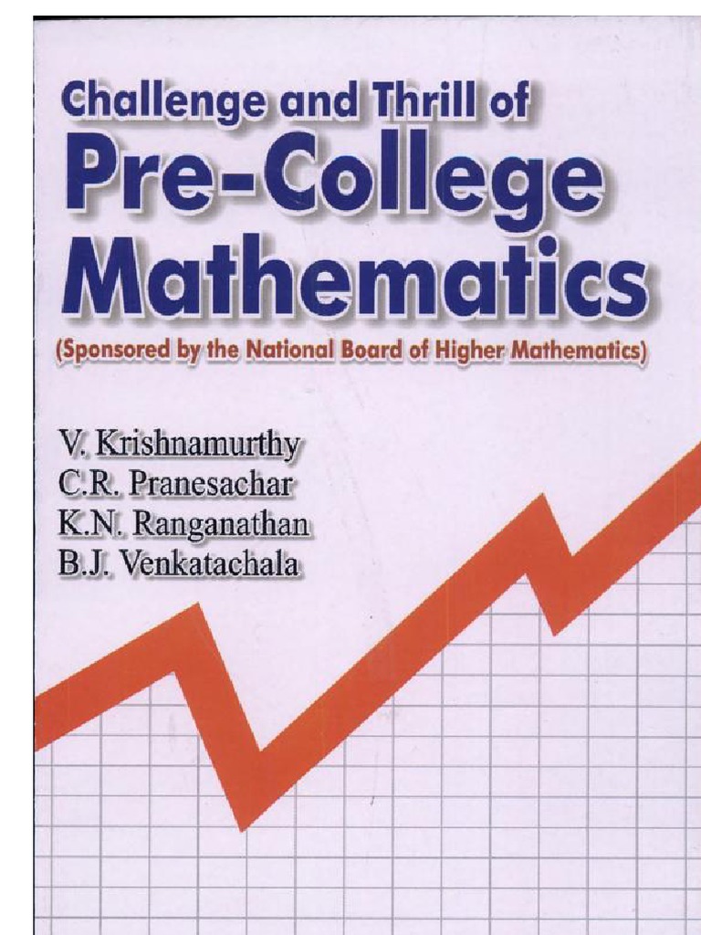 Challenge and thrill of pre-college math | PDF | Geometry | Teaching ...
