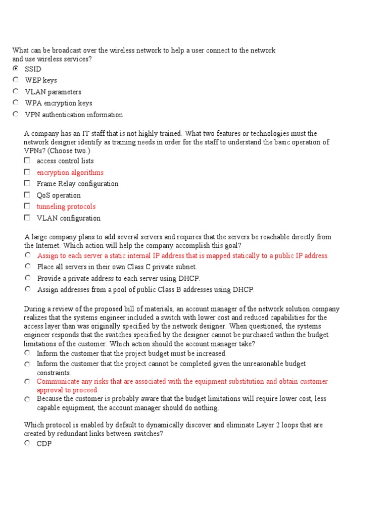 Ccna Final Exam 40 Pdf Router Computing Computer Network