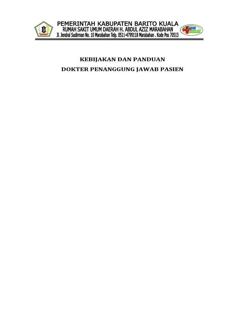 Kebijakan Dan Panduan DPJP Ok | PDF