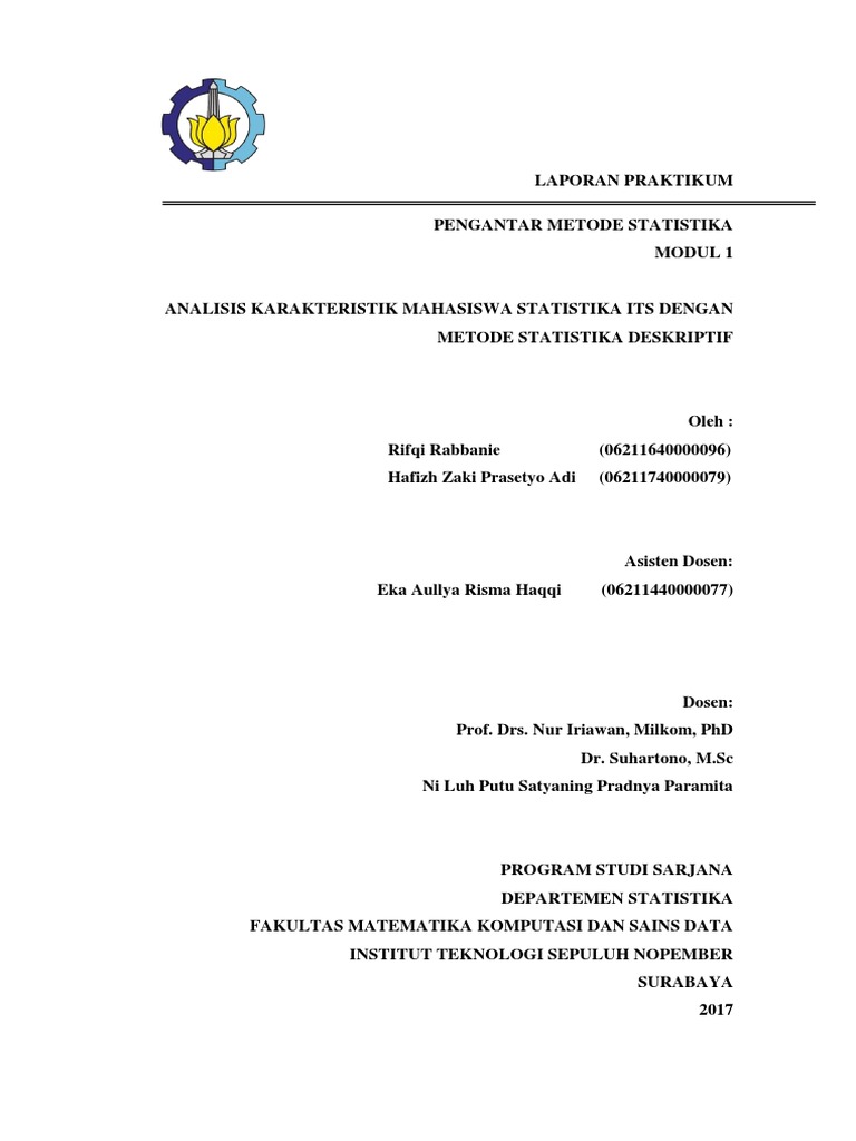 Laporan Praktikum Statistika Deskriptif | PDF