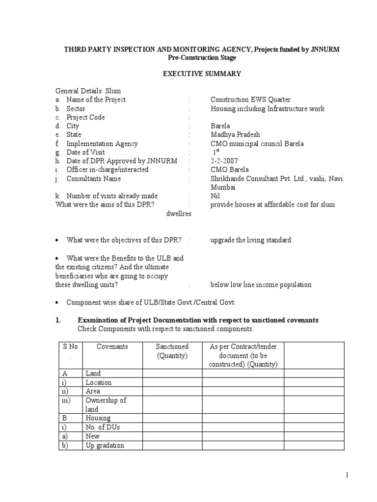 Third Party Inspection and Monitoring Agency | PDF | Procurement ...