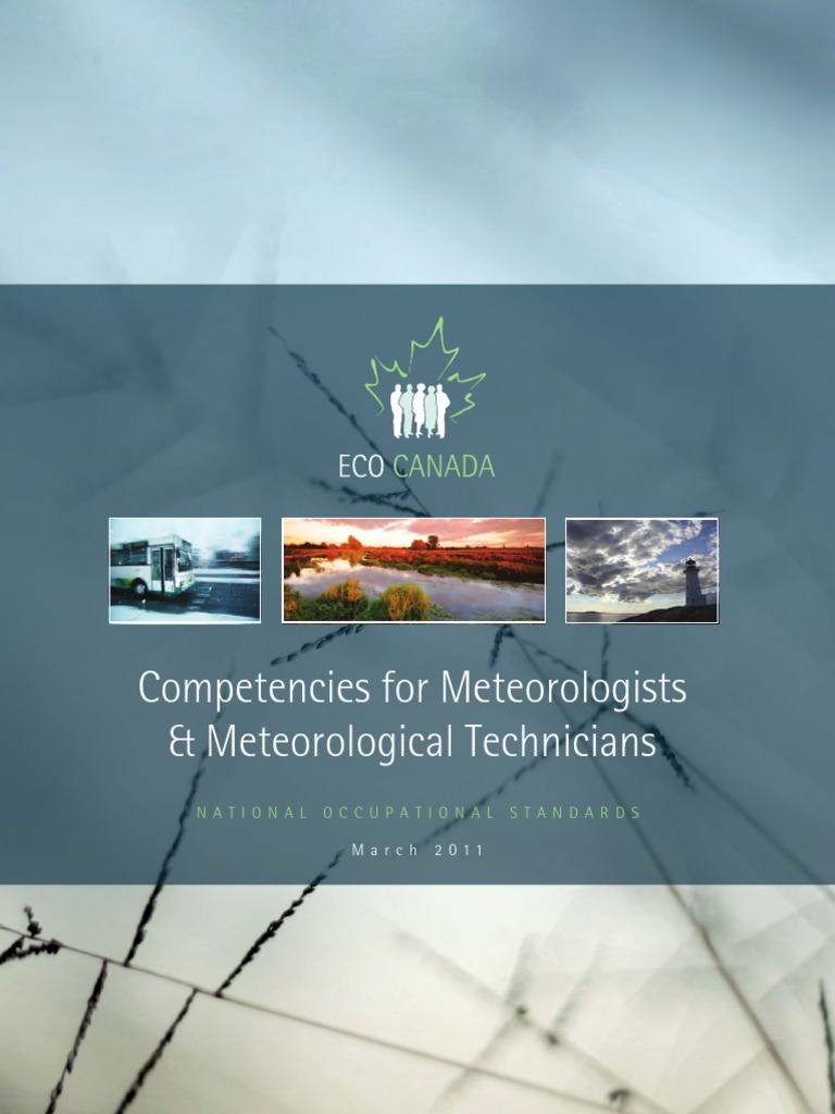 Competencies For Meteorologists & Meteorological Technicians | Download ...