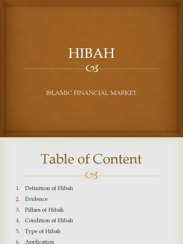Understanding Hibah in Islamic Finance | PDF | Prophets And Messengers ...