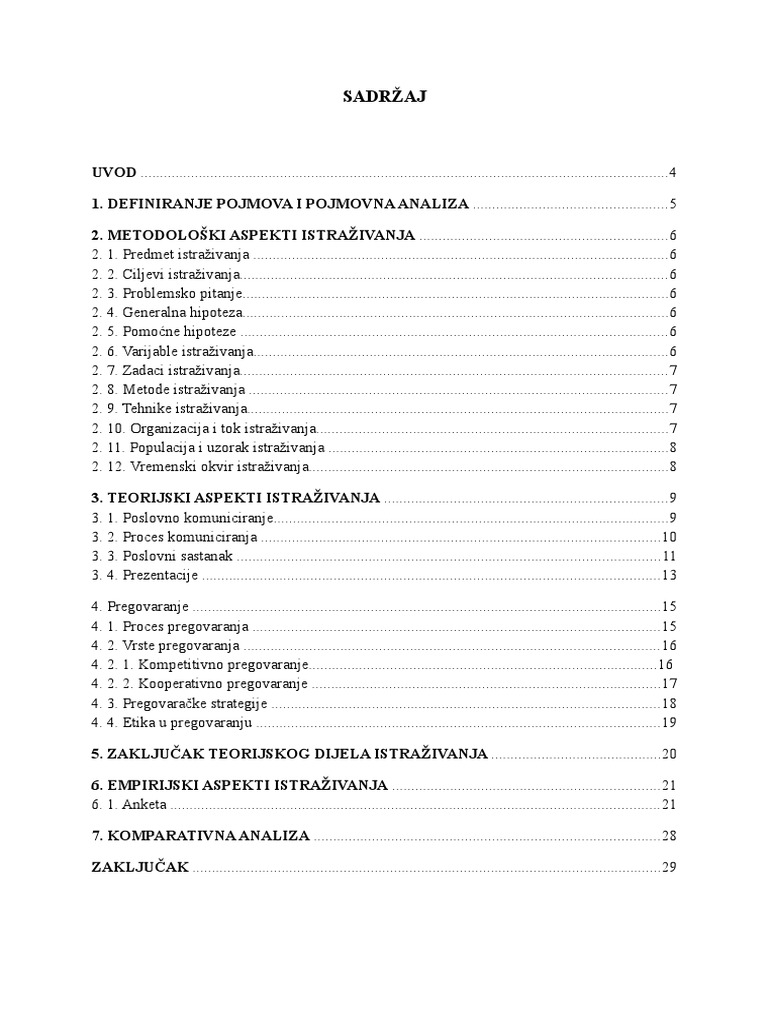 Poslovno Komuniciranje I Pregovaranje | PDF