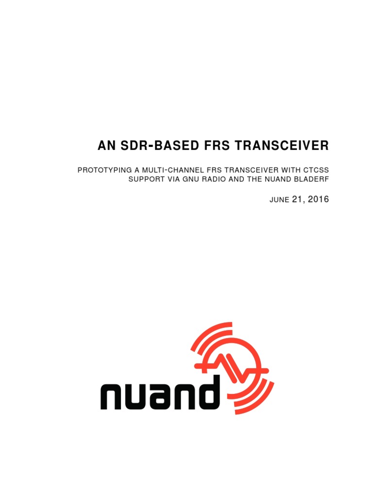 BladeRF Frs | PDF | Filter (Signal Processing) | Sampling (Signal Processing)