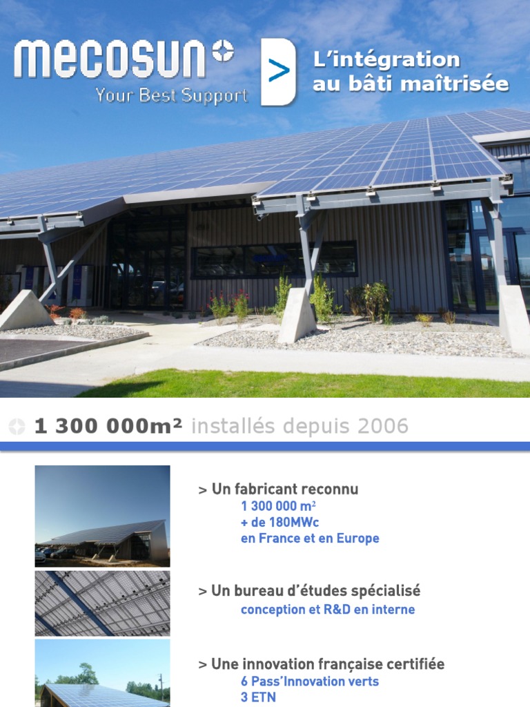 Solutions photovoltaïques MECOSUN | PDF | Parking | Énergie solaire ...