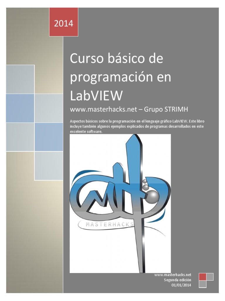 Manual Basico de Programacion en LabVIEW PDF | PDF | Puerta lógica | Programa de computadora