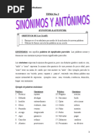 10 Ejemplos de Palabras Monosílabas | PDF