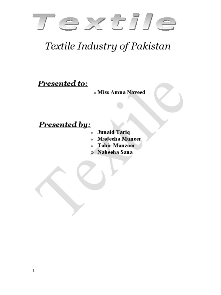 Textile Final Project | PDF | Textiles | Clothing