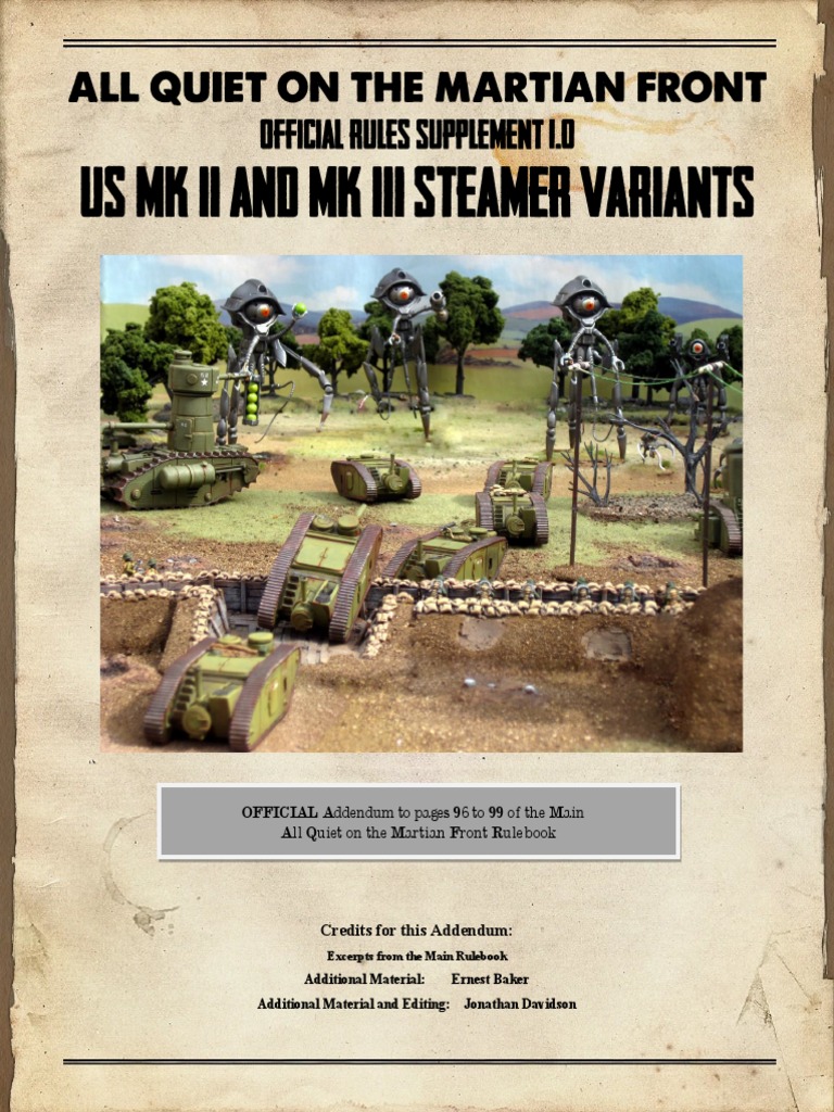 Steam Tanks Variants | PDF | Tanks | Armour