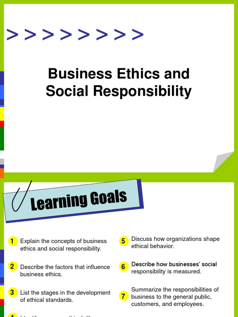 2.business Ethics & Social Responsibility | PDF | Business Ethics | Ageism