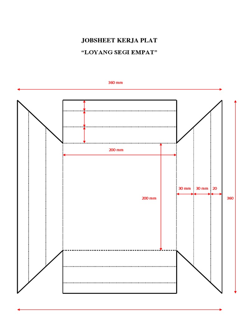 Jobsheet Kerja Plat | PDF