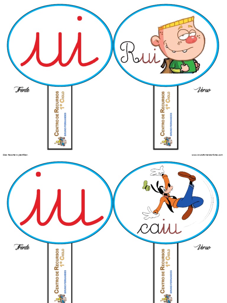 Os Ditongos - ILUSTRADOS PDF | PDF