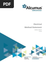 Method of Statement Street Light Installation | PDF