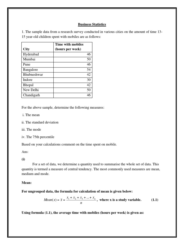 ABC Business Statistics | PDF | Correlation And Dependence | Errors And Residuals