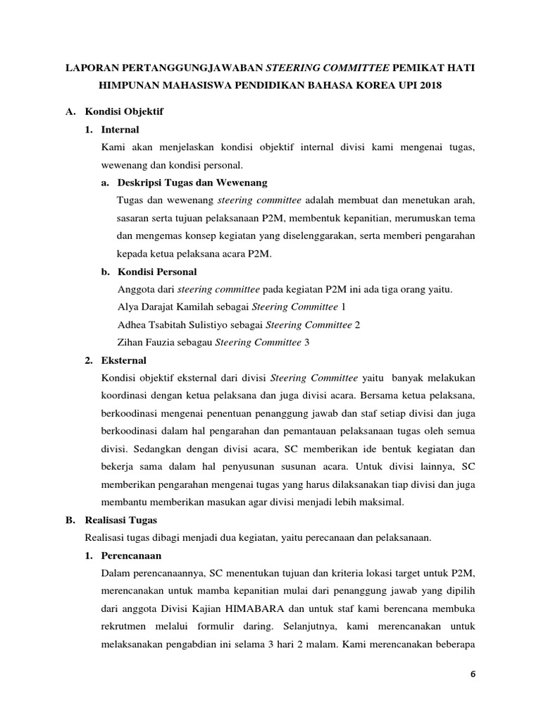 LPJ Divisi-Divisi | PDF