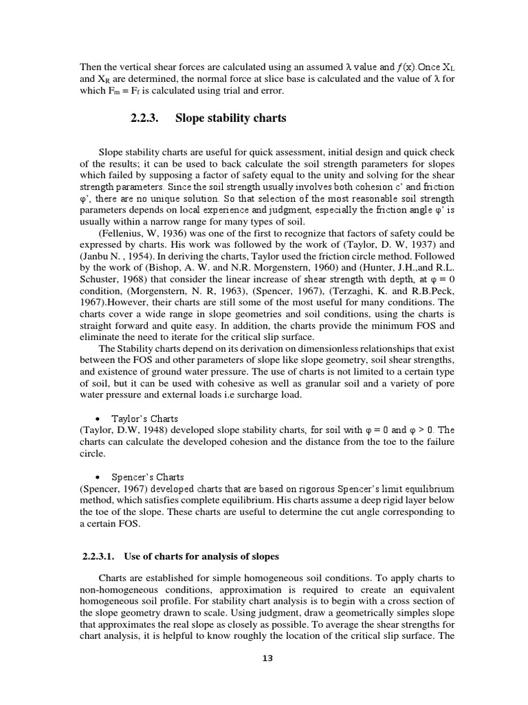 Slope Stability Charts | PDF | Mechanics | Mechanical Engineering