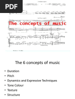 6 Concepts of Music | PDF