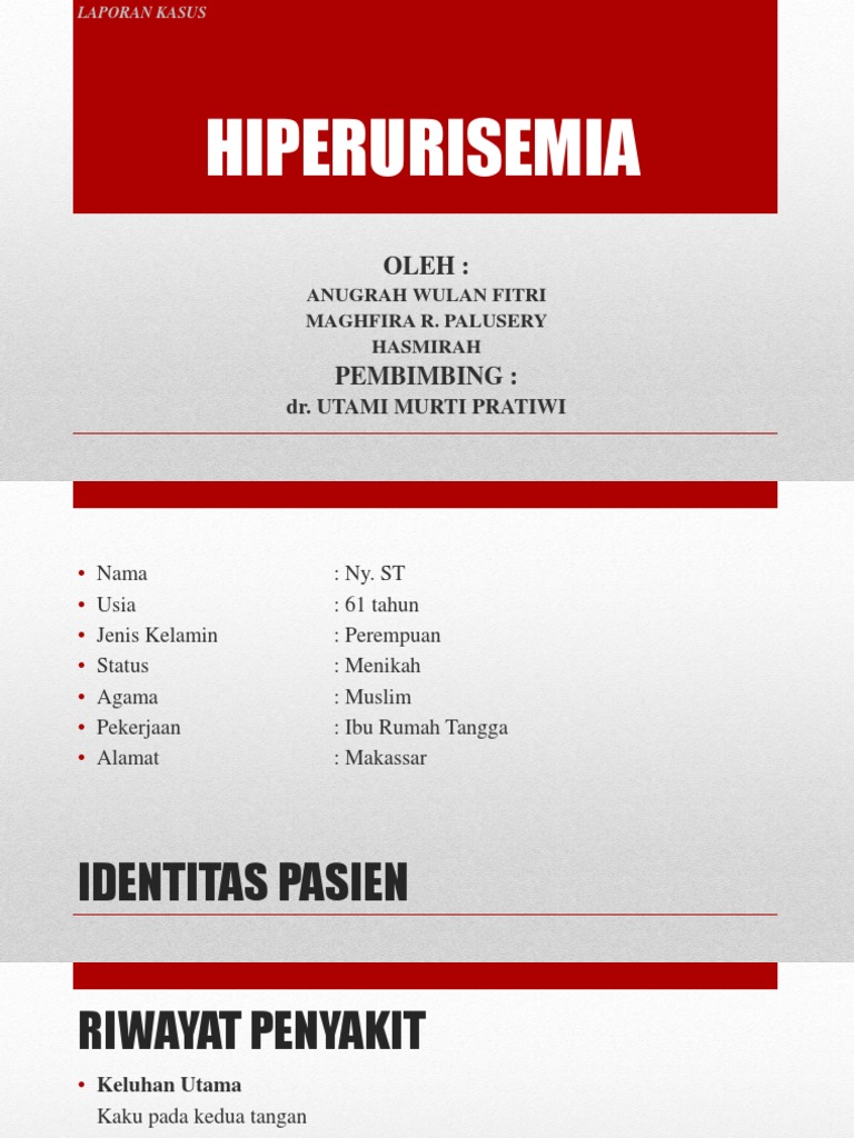 Hiperurisemia | PDF