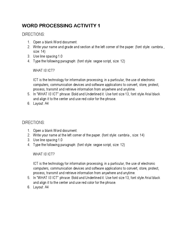 Emtech MS Word | PDF