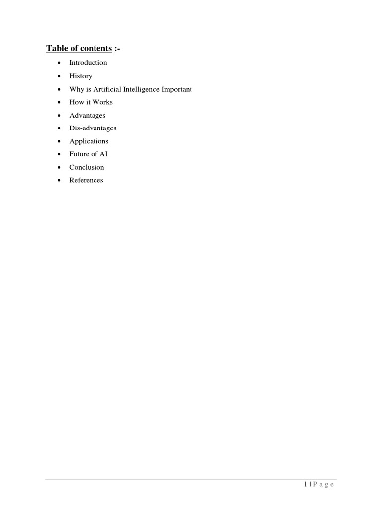 Seminar Report On Artificial Intelligence (AI) | PDF | Deep Learning ...