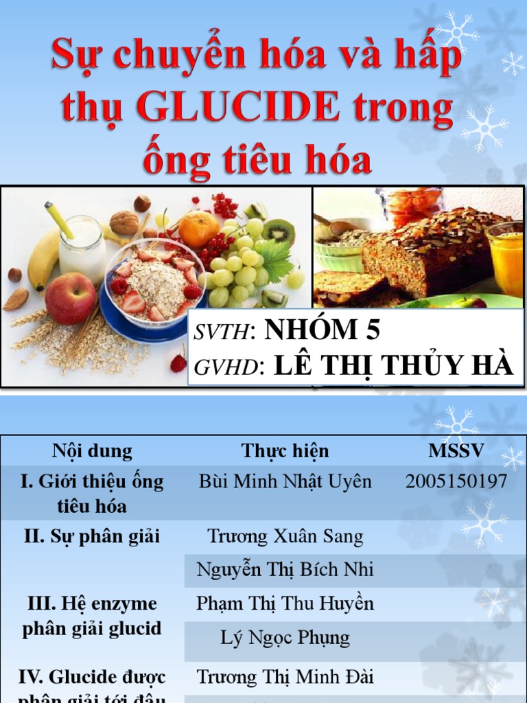 Hóa-Sinh Glucide | PDF