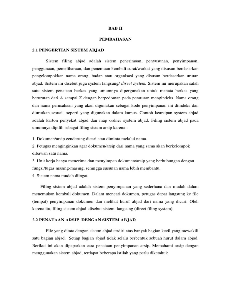 Pembahasan Sistem Abjad | PDF